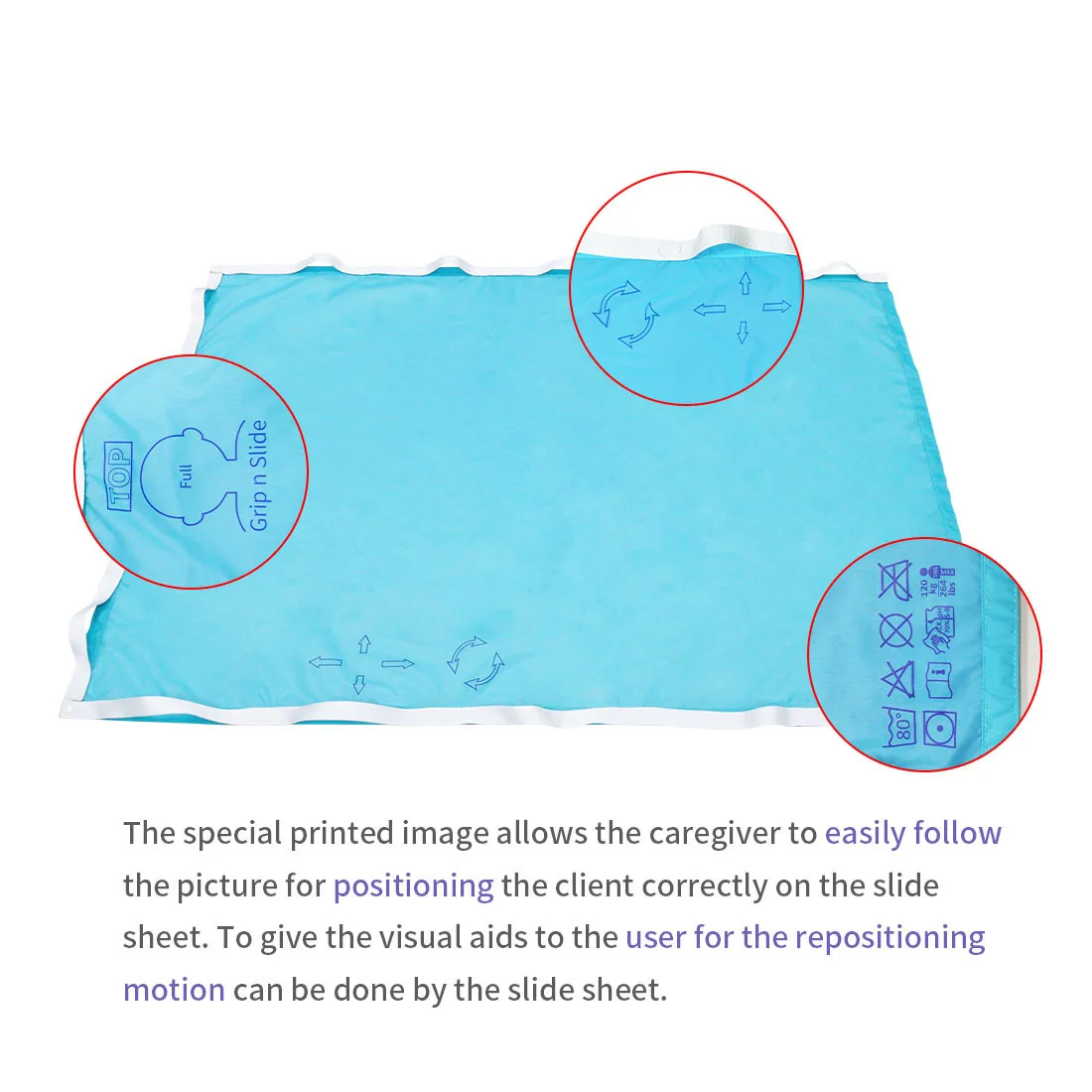 ISO13485 Patient Transfer Slide Sheet - Safe Bed to Wheelchair