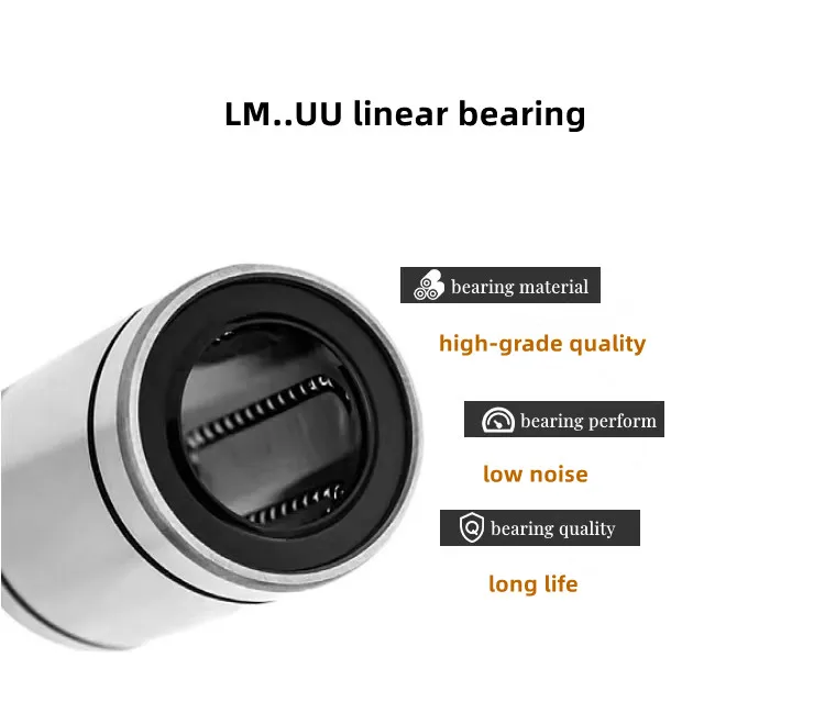 Sliding Linear Bearing Lm12uu Lm13uu Lm16uu Lm20uu Ball Guide Sleeve ...