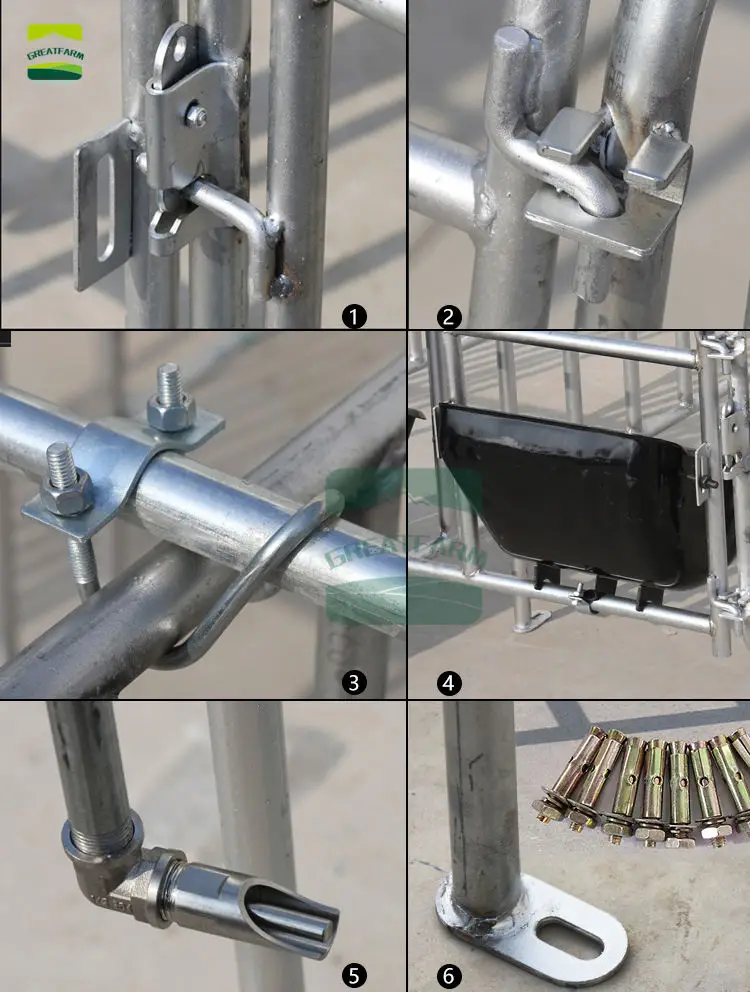 Great Farm Sturdy Modern Agricultural Equipments Animal Cages Sow ...