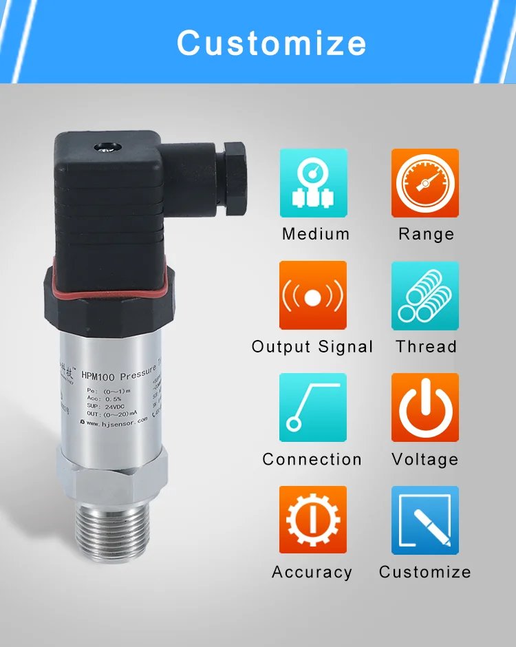 Exia 4-20ma Universal Various Connection Diffused Silicon Pressure ...