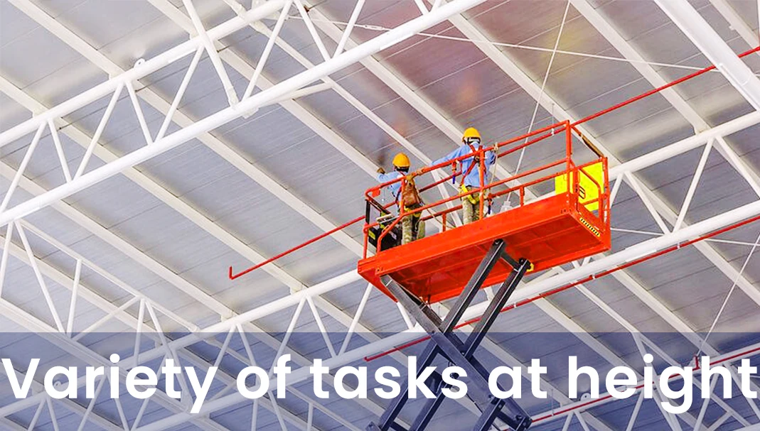 Battery Driven Self Propelled Scissor Lift Hydraulic Manlift 12m ...