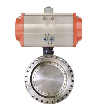 Rfs Dv Series Pneumatic Electric Flange Butterfly Valves With Pneumatic ...