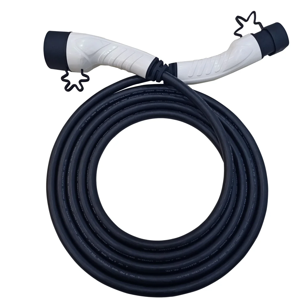 Low Price Ready-to-ship Stock 32a 1 Phase 7kw Ev Cables Silver Plated ...