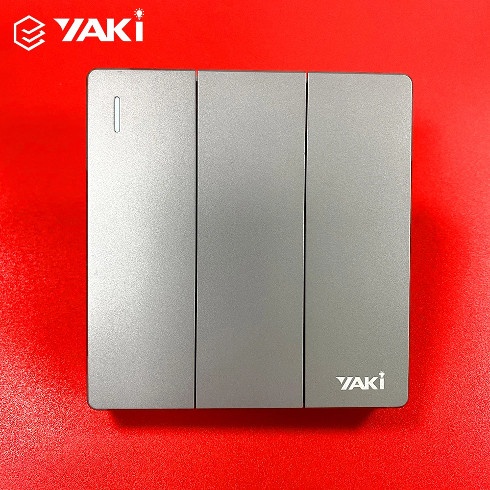 Yaki High Quality 16a Uk Socket Panel 86 Universal Plug Electric Wall ...