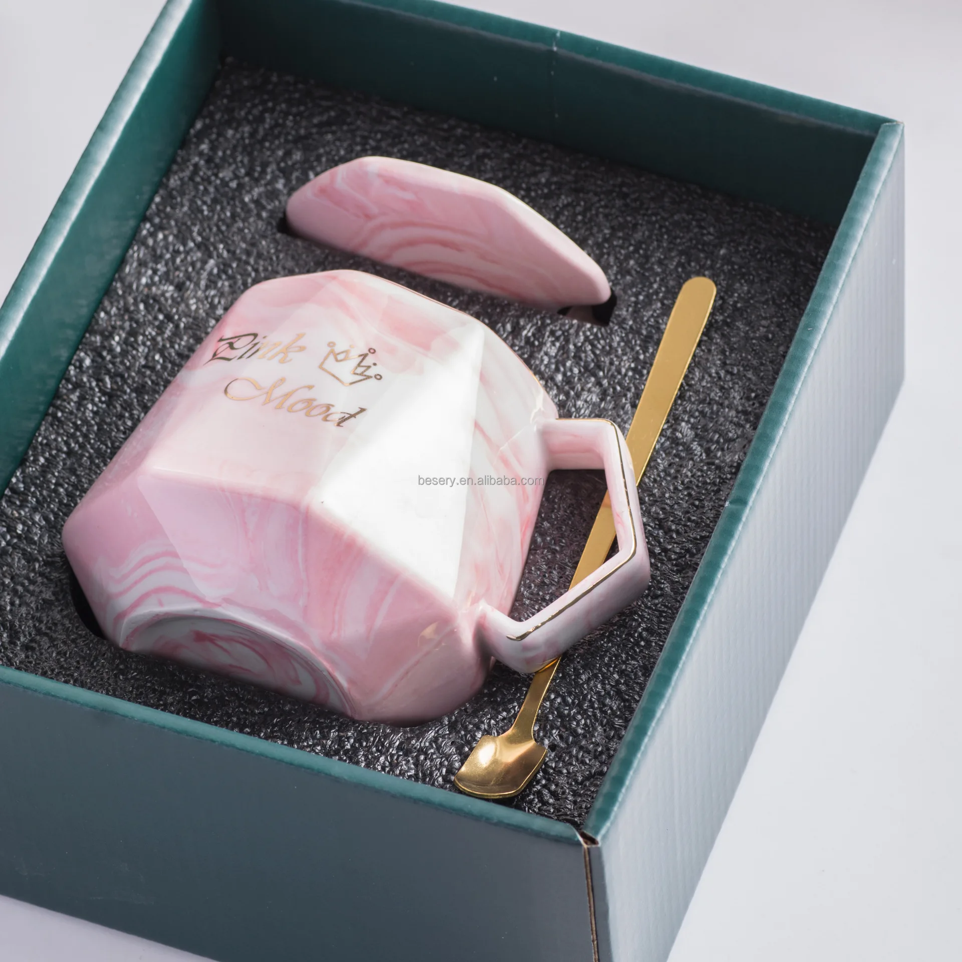 Wedding Souvenir Bridesmaid Couple Valentine Gift Box Set Couple Marble ...