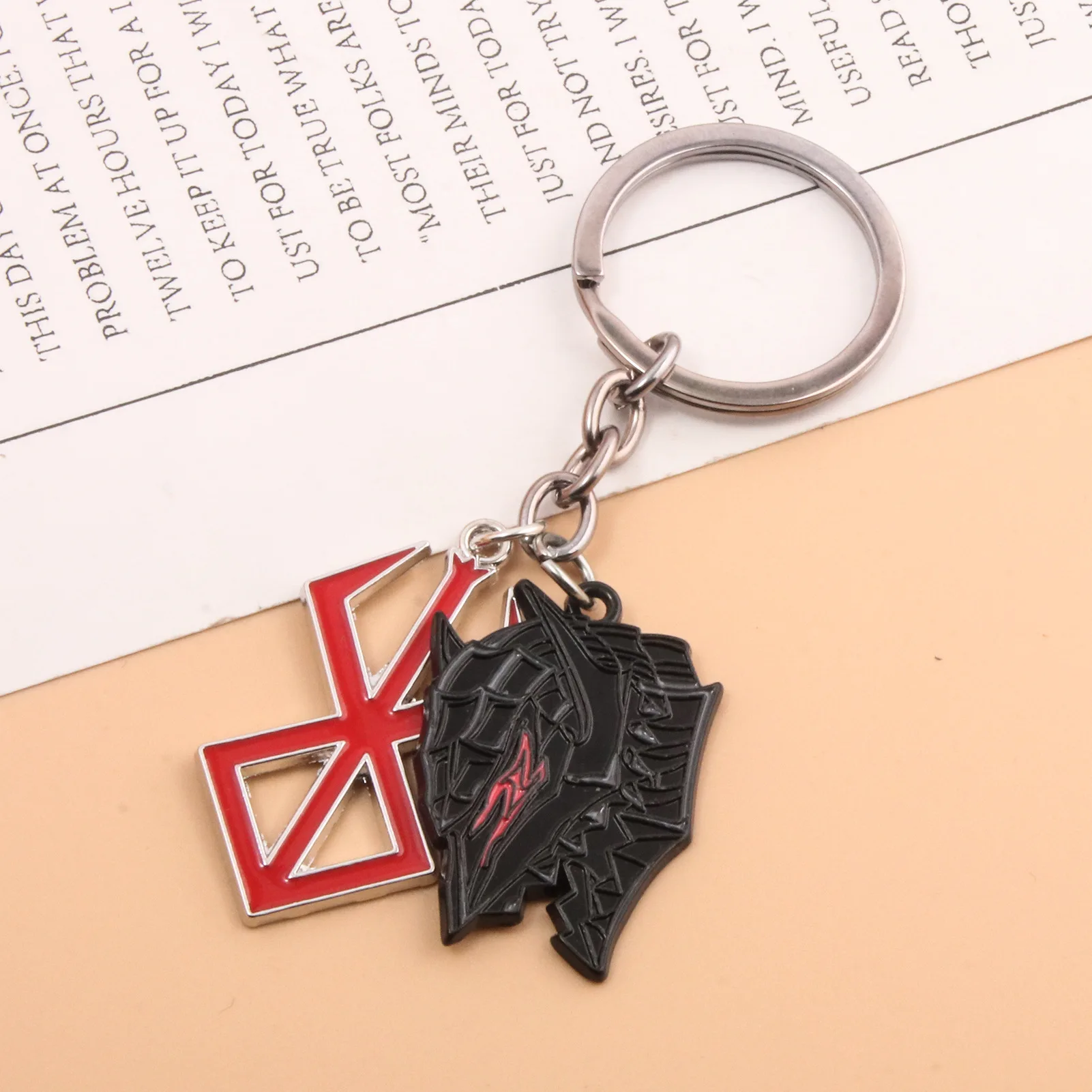 Hot New Berserk Metal Key Holder Keychain Anime Keychain Toy Cosplay ...