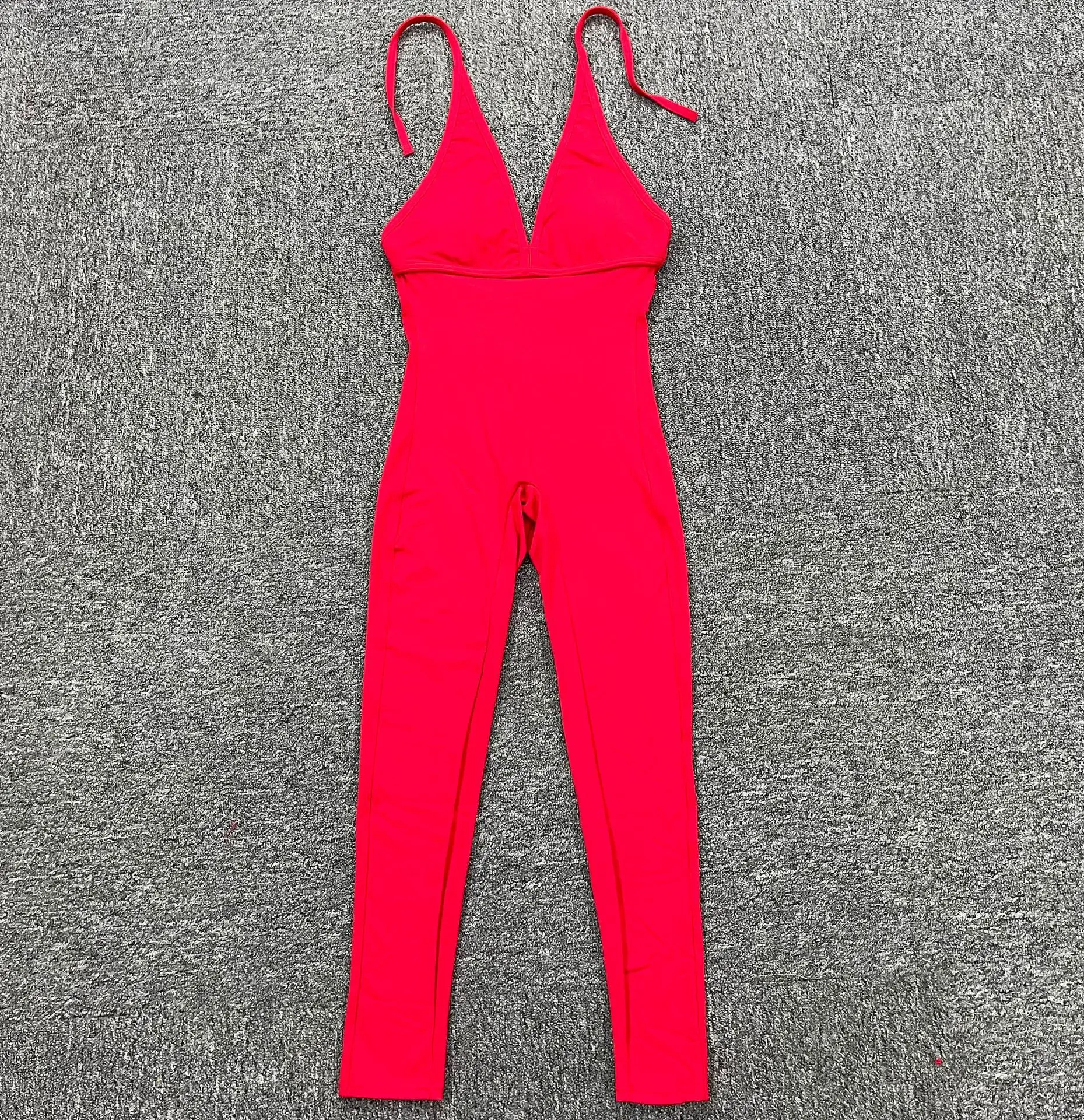 Shinbene Workout One Piece Bodycon Butt Lift Backless Sexy Jumpsuits