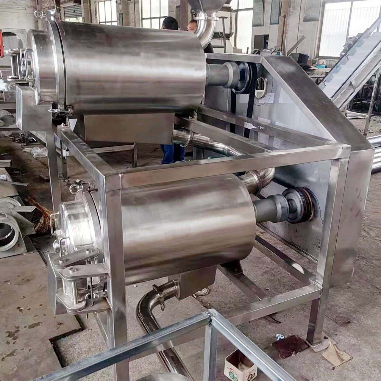 Tomato Passion Fruit Pulper Extractor Machine Grape Peach Pulp Crusher ...