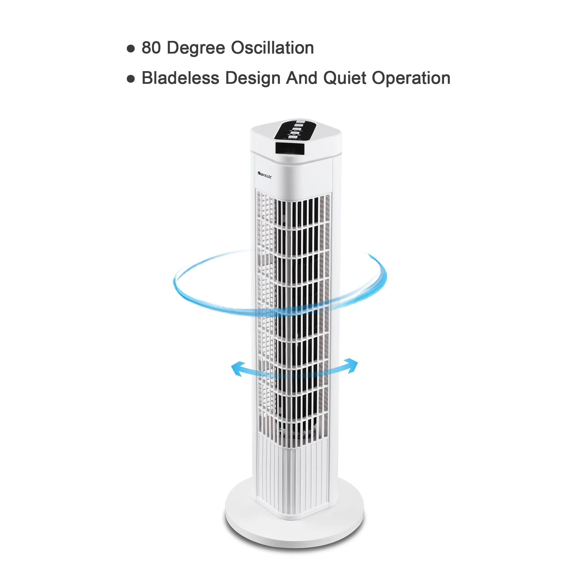 Factory Price 80 Degree Oscillating Standing Ventilateur Household 29 ...