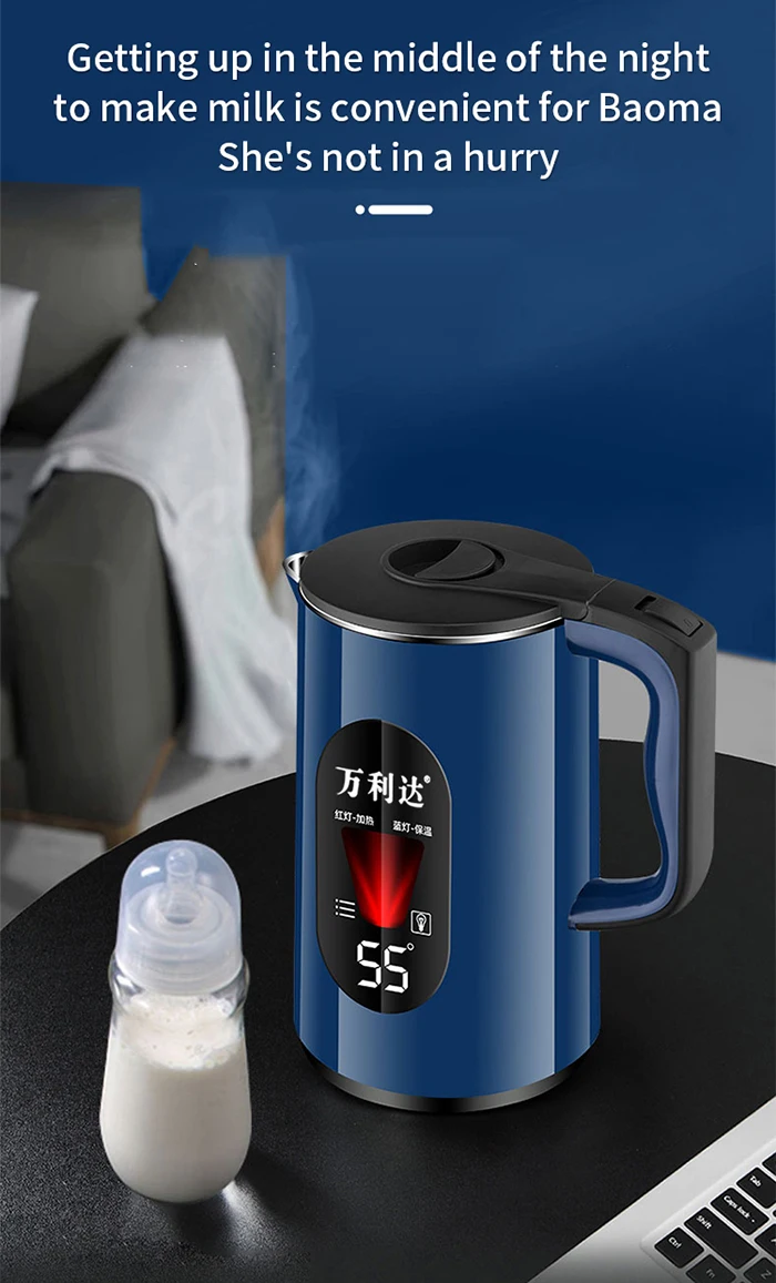 3L Electric Kettle with LED Display - Smart Boiling Solution