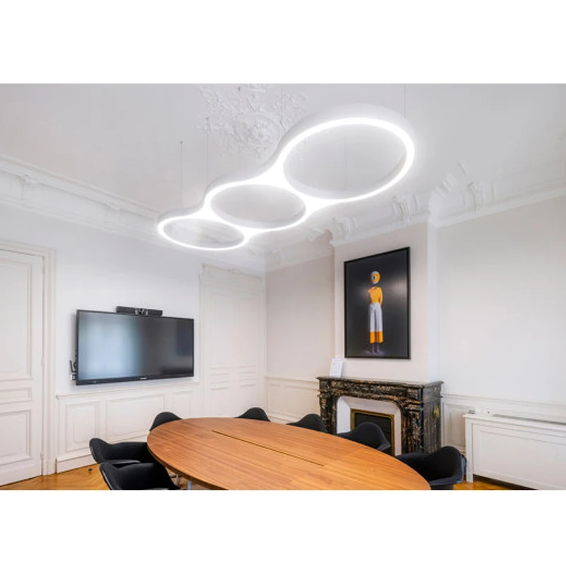 Different Sizes Profile Curved Star Cluster Pendant Lighting Fixture ...