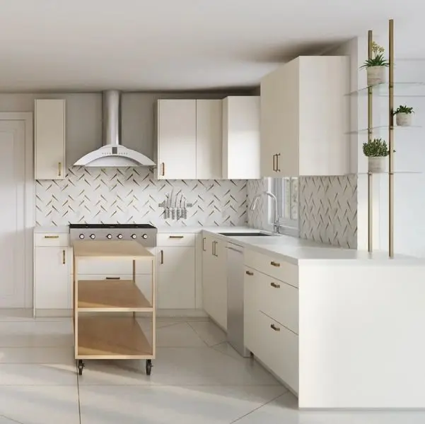 Cbmmart Custom Finish Kitchen Cabinets - Stylish & Durable