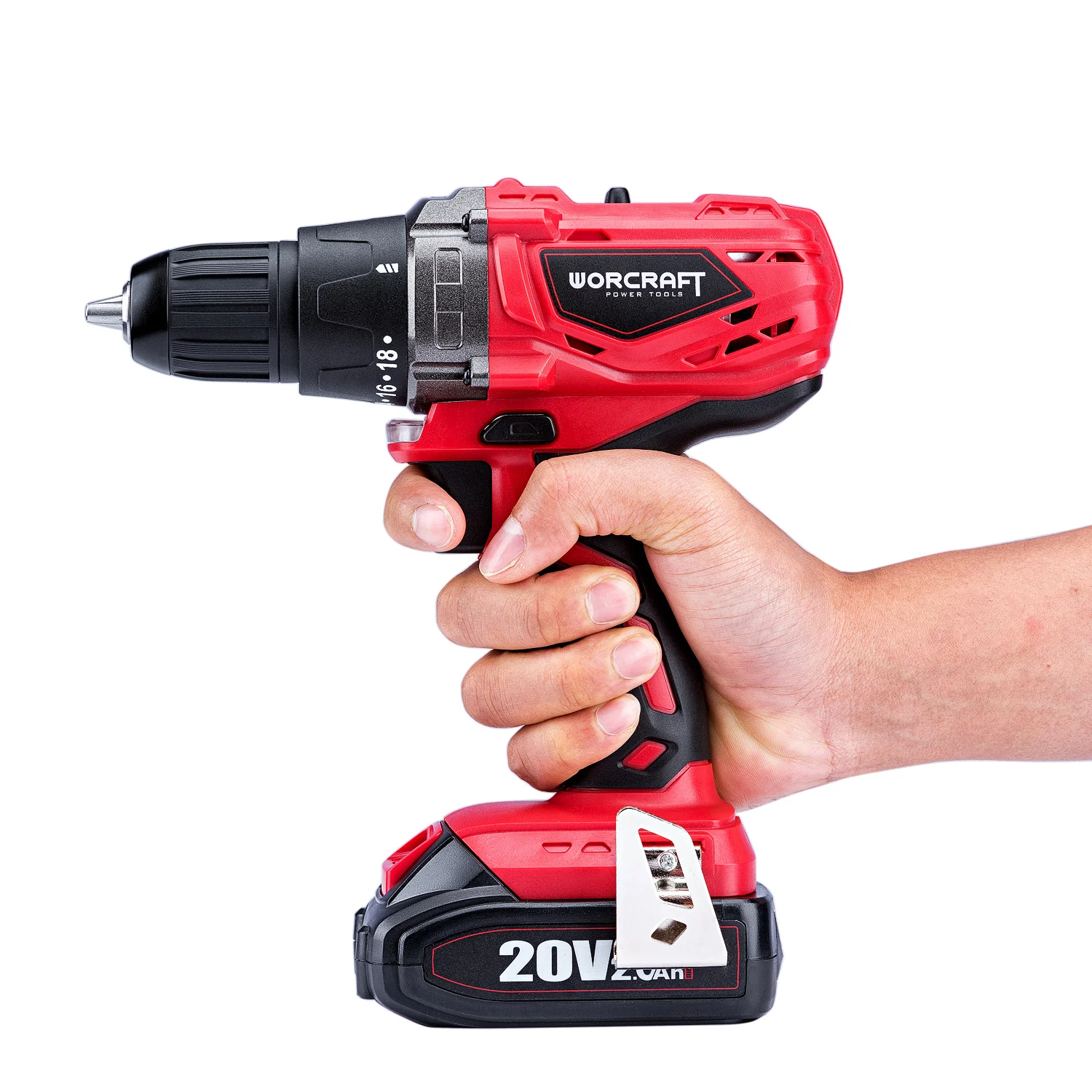 Built-in Led Work Light Power Cordless Hammer Drill With Lithium ...