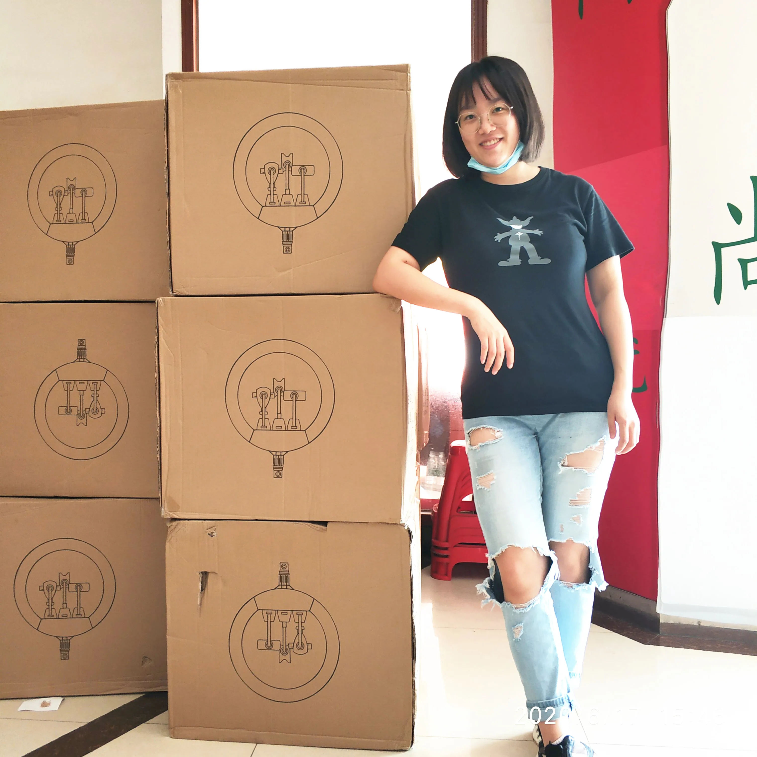 Ring Light 18 Inch Led Wall Mounted Ring Light For Barber Shop Studio ...