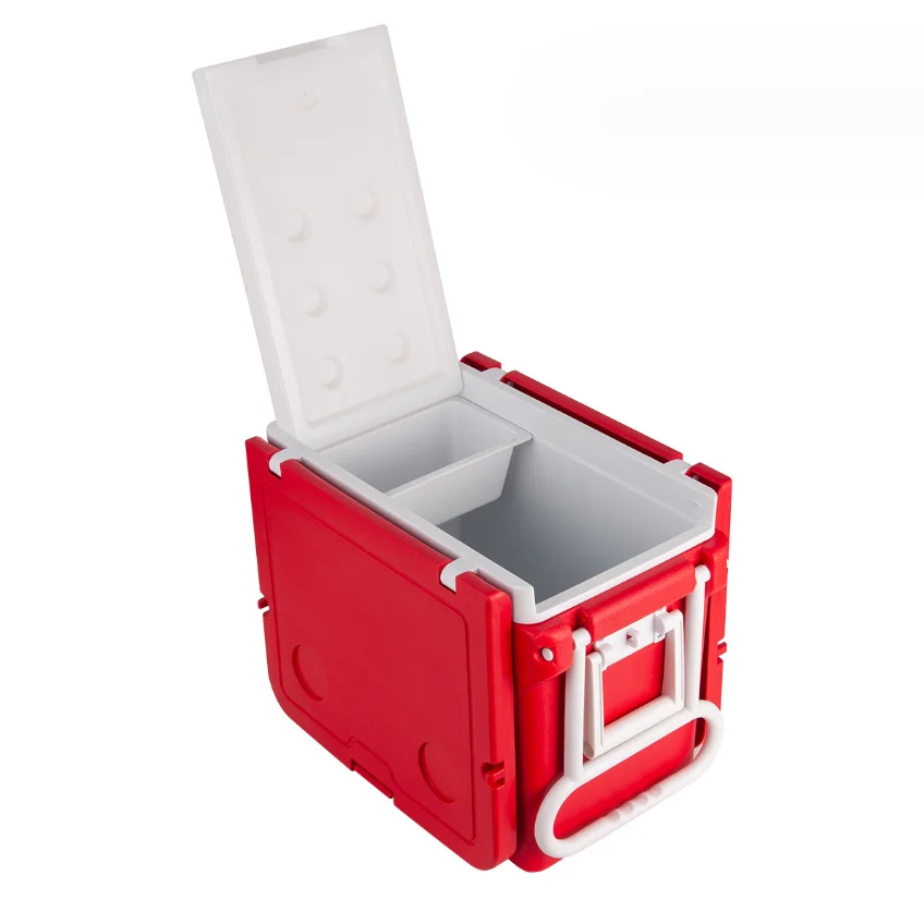 Portable Plastic Cooler Box - Perfect for Camping & Outdoor