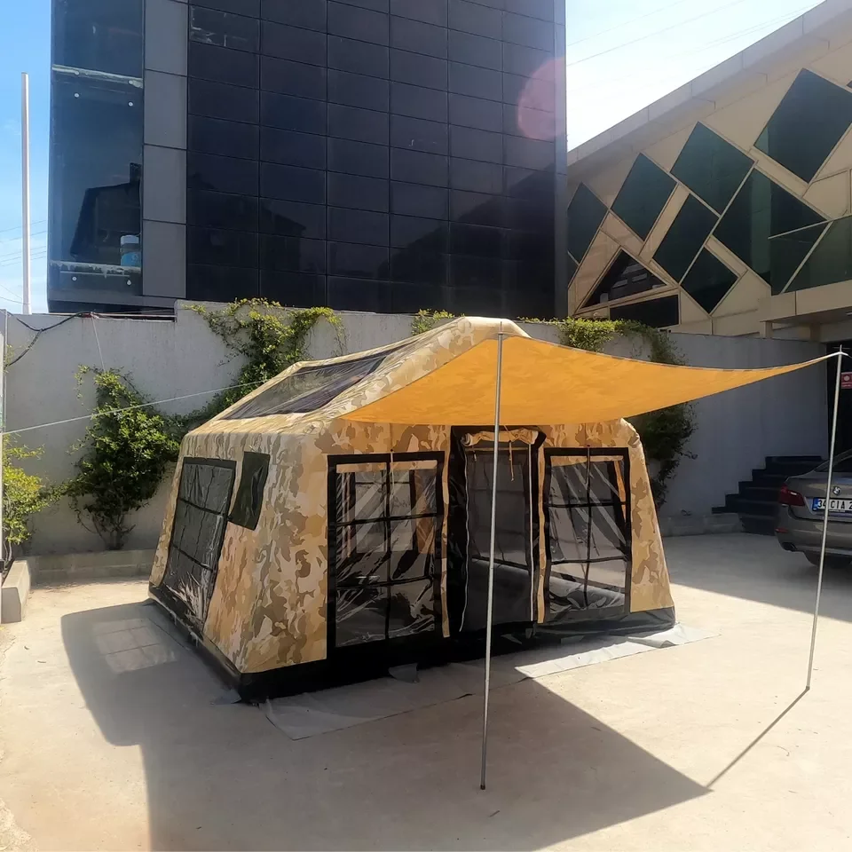 2023 Camouflage Inflatable Camping Tent Tpu Pvc Tube Waterproof Oxford ...