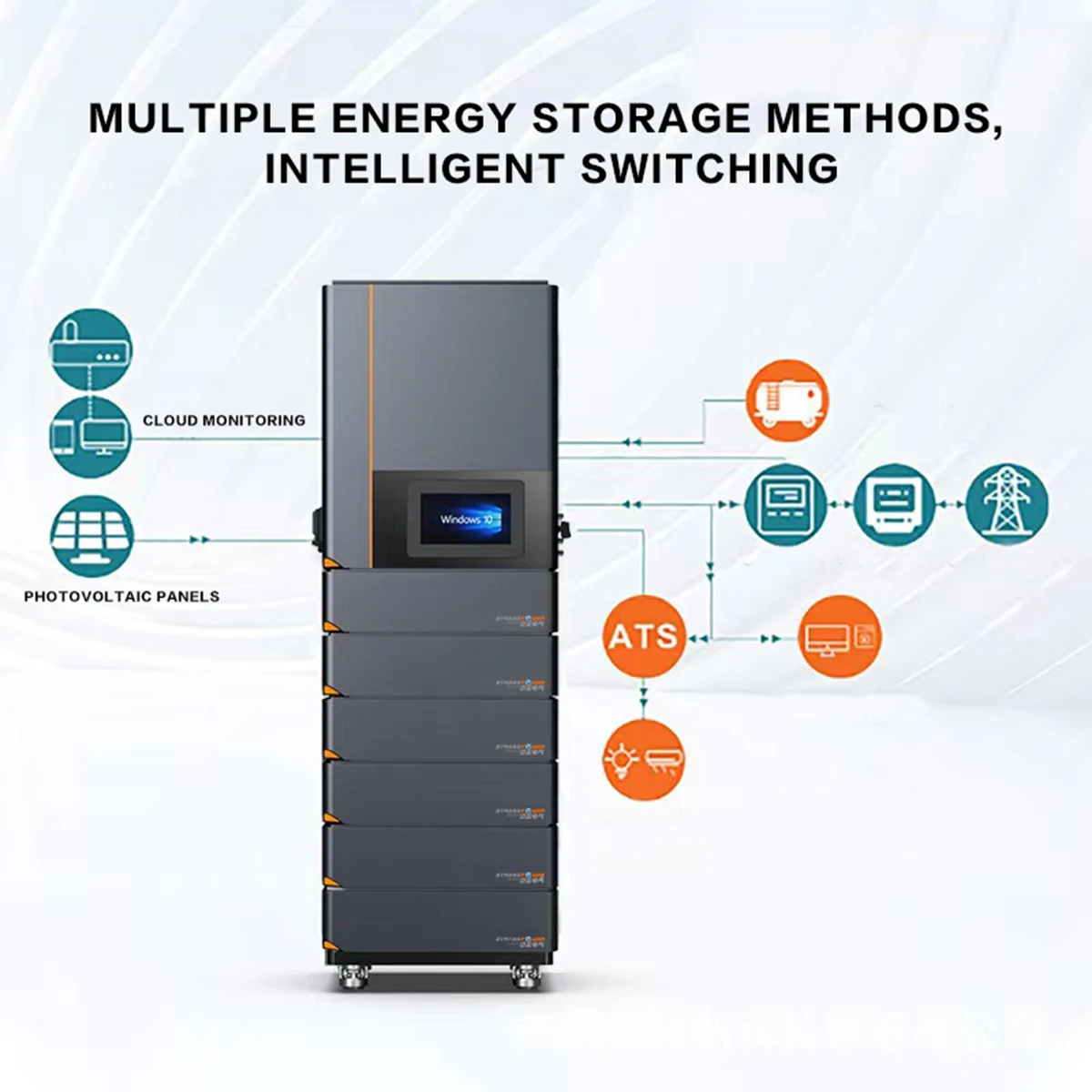 50kw Stacked Energy Storage Battery for Residential & Small Commercial