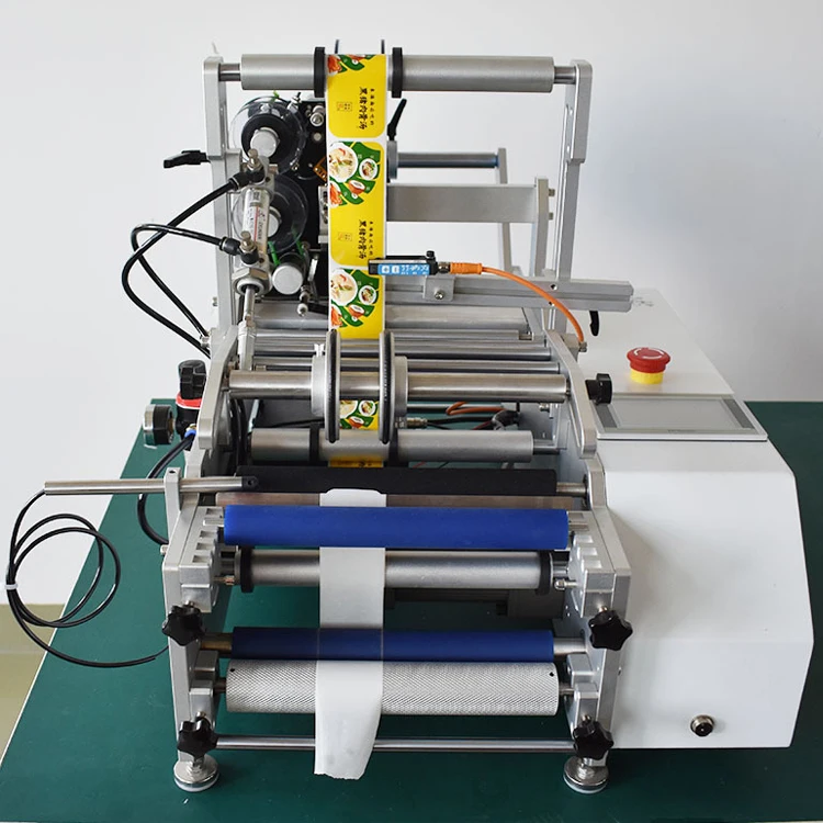 Former Labelling Machine For Round Bottles Semi-automatic Label Dispenser - Buy Labeling ...