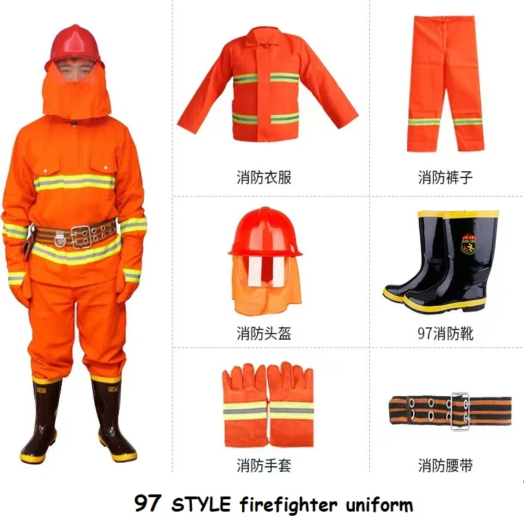 Dingsheng ISO NFPA EN469 Fire Fighter Uniforms - 4 Layer Nomex Anti Fire Suits