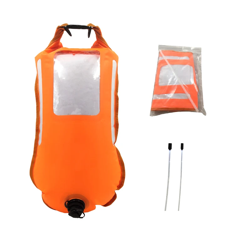 2023 Bright Yellow Pink Orange Rpet Tpu Nylon Inflatable Swimming Buoy ...