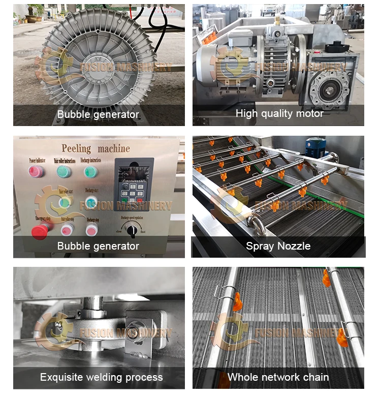 Vegetable and Fruit Washing Machine Bubble Cleaning Cabbage Lettuce ...