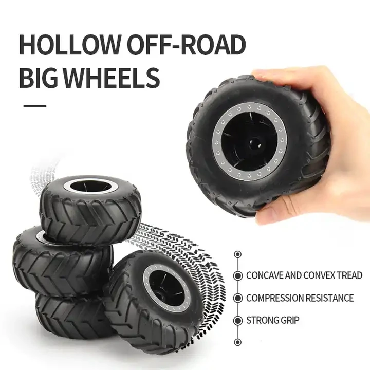 Big Wheels All Terrain Remote Control Monster Truck Snowmobile Off-road ...