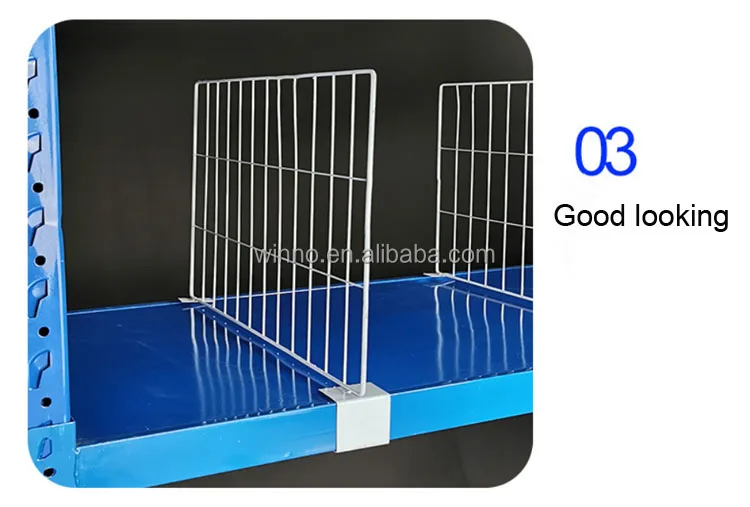 Steel Wire Mesh Shelf Rack Dividers for Efficient Storage