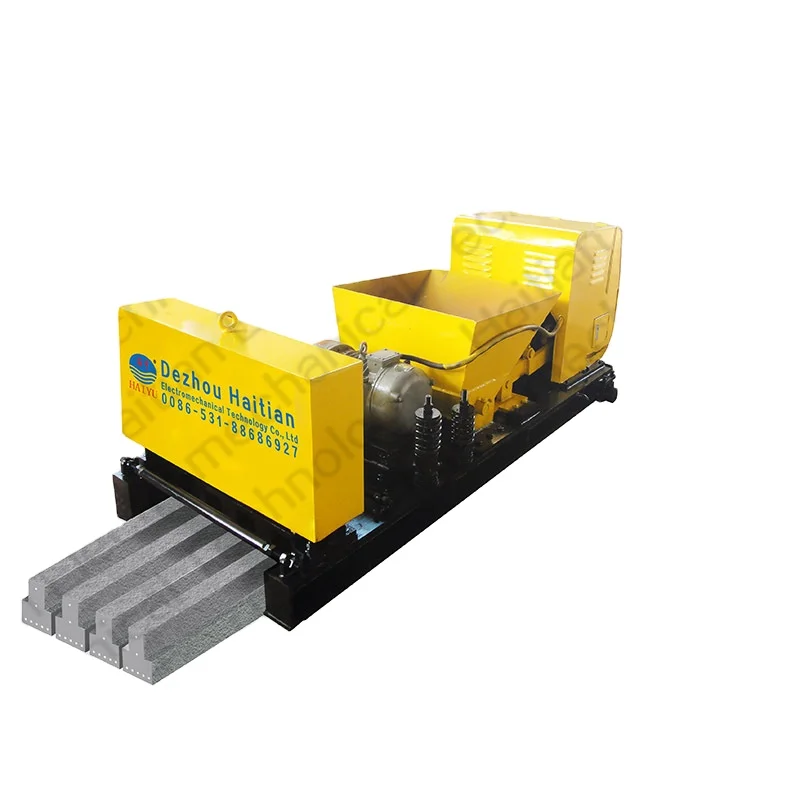 Precast concrete Extrusion cement lintel/H column/Fence post making ...