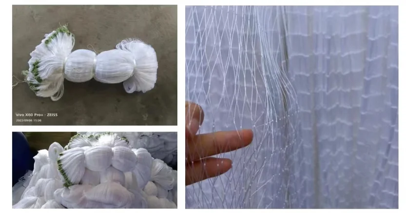 Polyester Raschel Knotless Net Fish Cage Nets Fish Culture Nets High ...