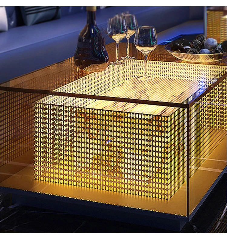 New Design Luxury Nightclub KTV Led Glow Lighting Illuminated Table ...