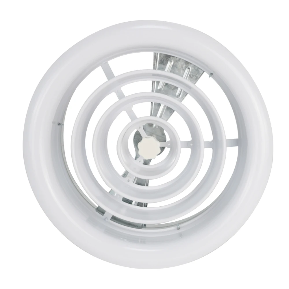White Circular Air Vent Outlet Diffuser Air Vent Outlet Customized ...