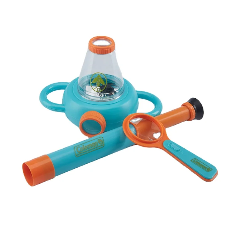 School Science Bug View Beaker Magnifier Toy Set with Telescope ...