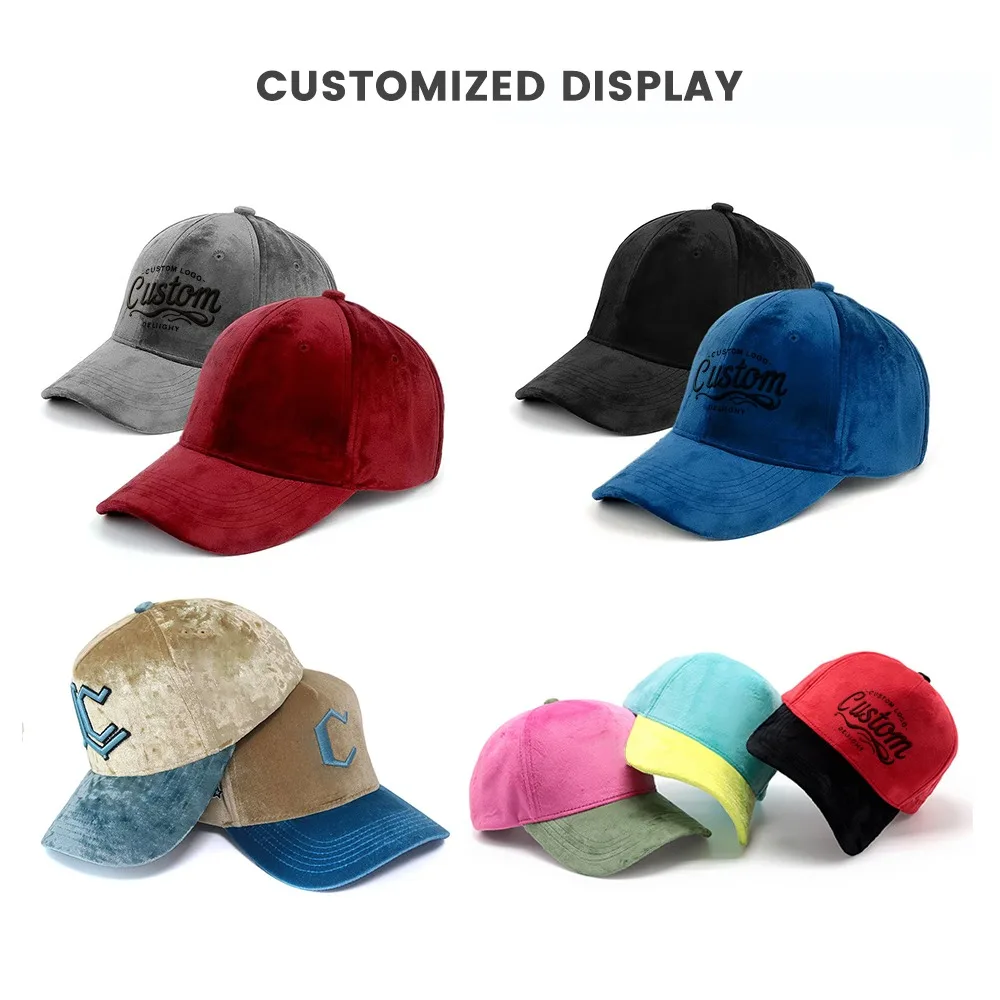 Wholesale OEM Custom 6 Panel 3D Embroidered Baseball Hats