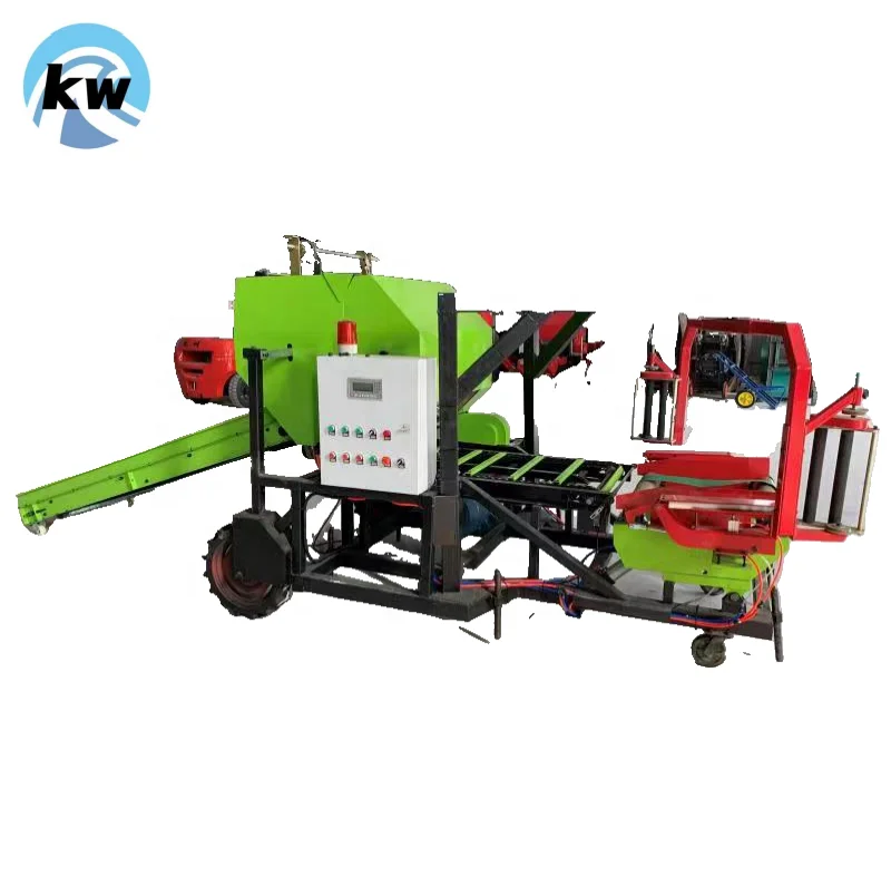 Silage Packaging Machine 50kg Circular Straw Hay Bundling Machine ...