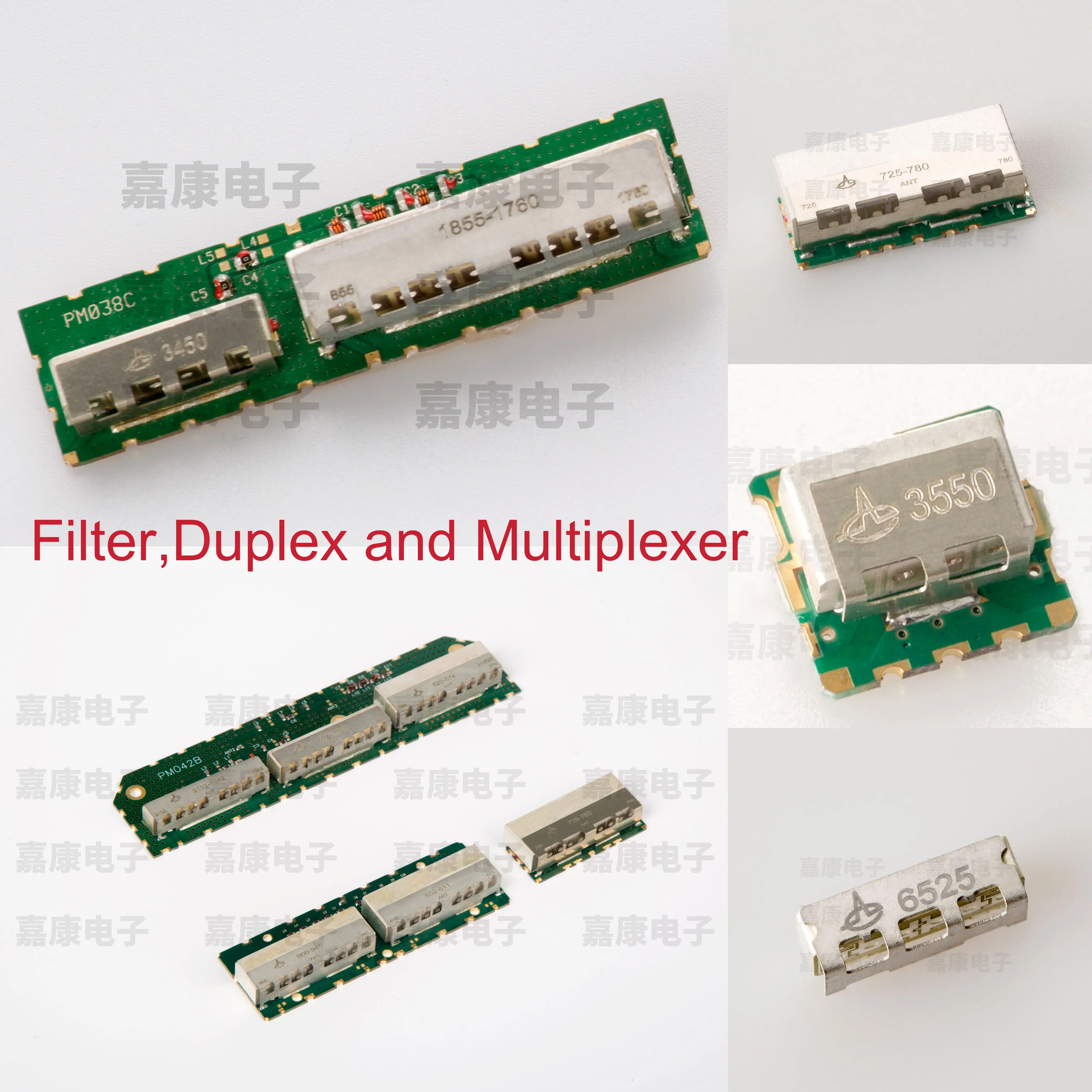 JIAKANG DFS0406R6525P1200B1-R1 6525MHz 5925-7125MHz Ceramic Bandpass ...