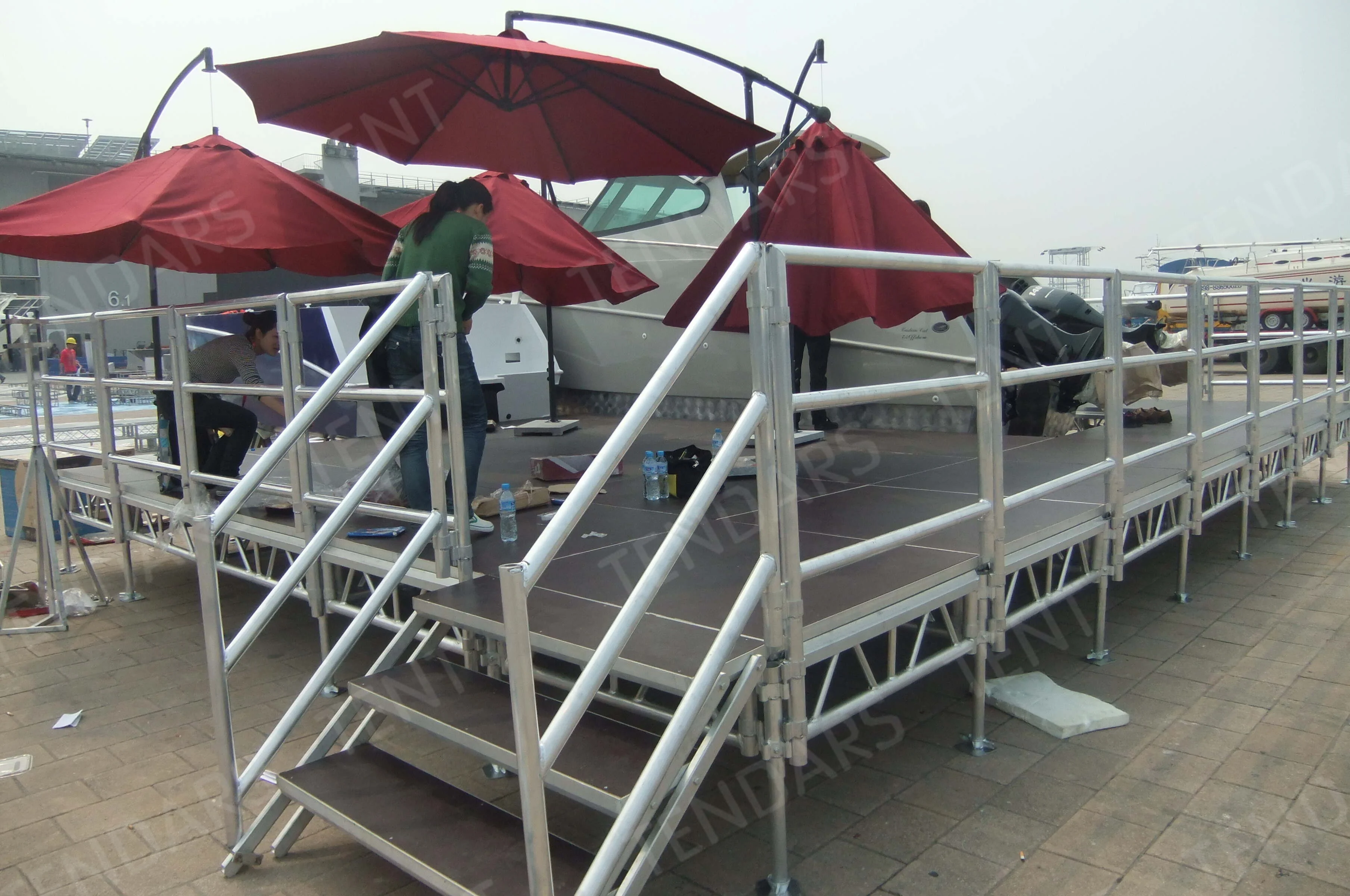 Outdoor Concert Roof Shed Support Stage Black Spigot Truss Tent Design ...