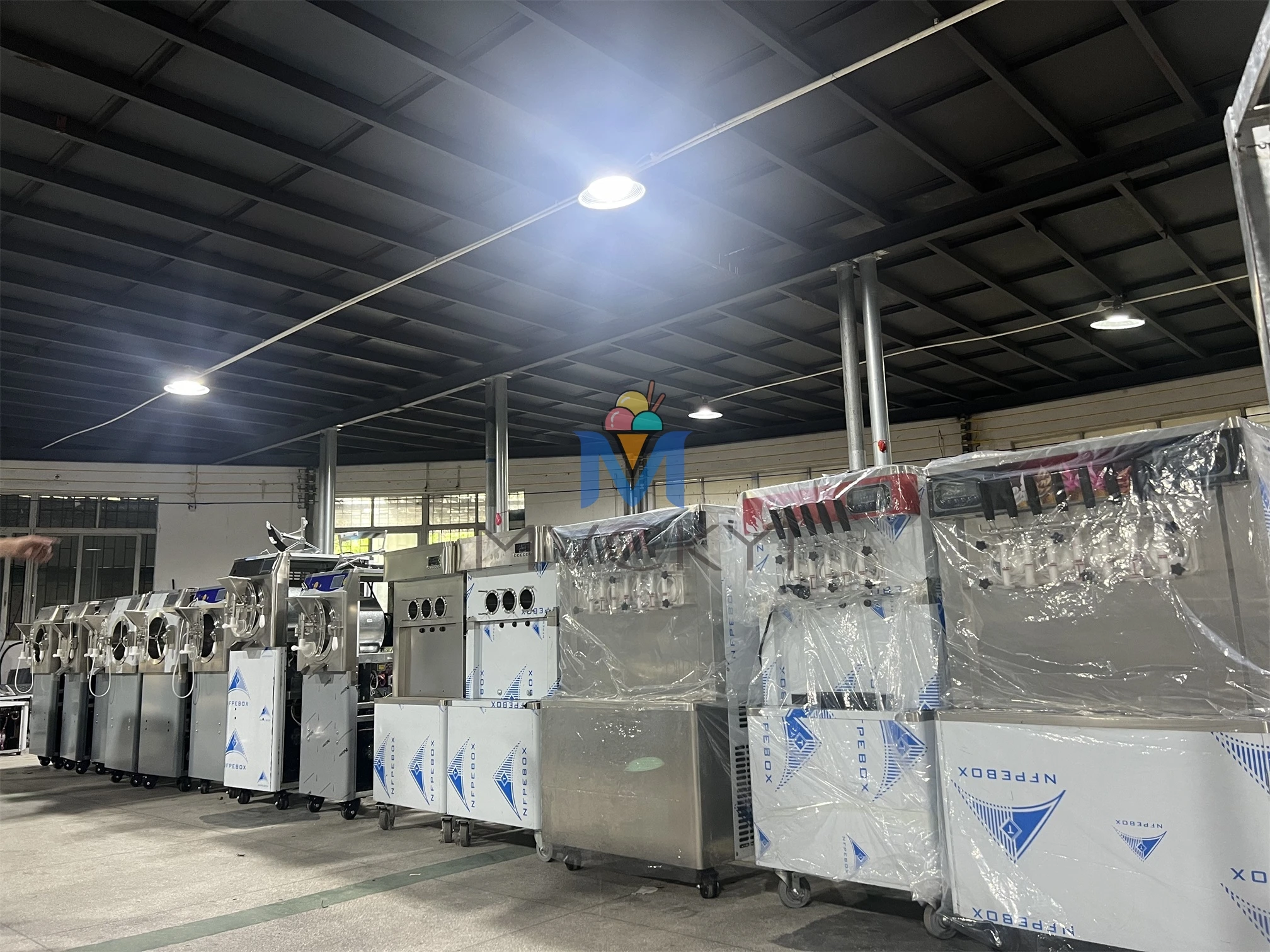 Mvckyi 5 Program 48L/H Automatic Hard Ice Cream Freezer