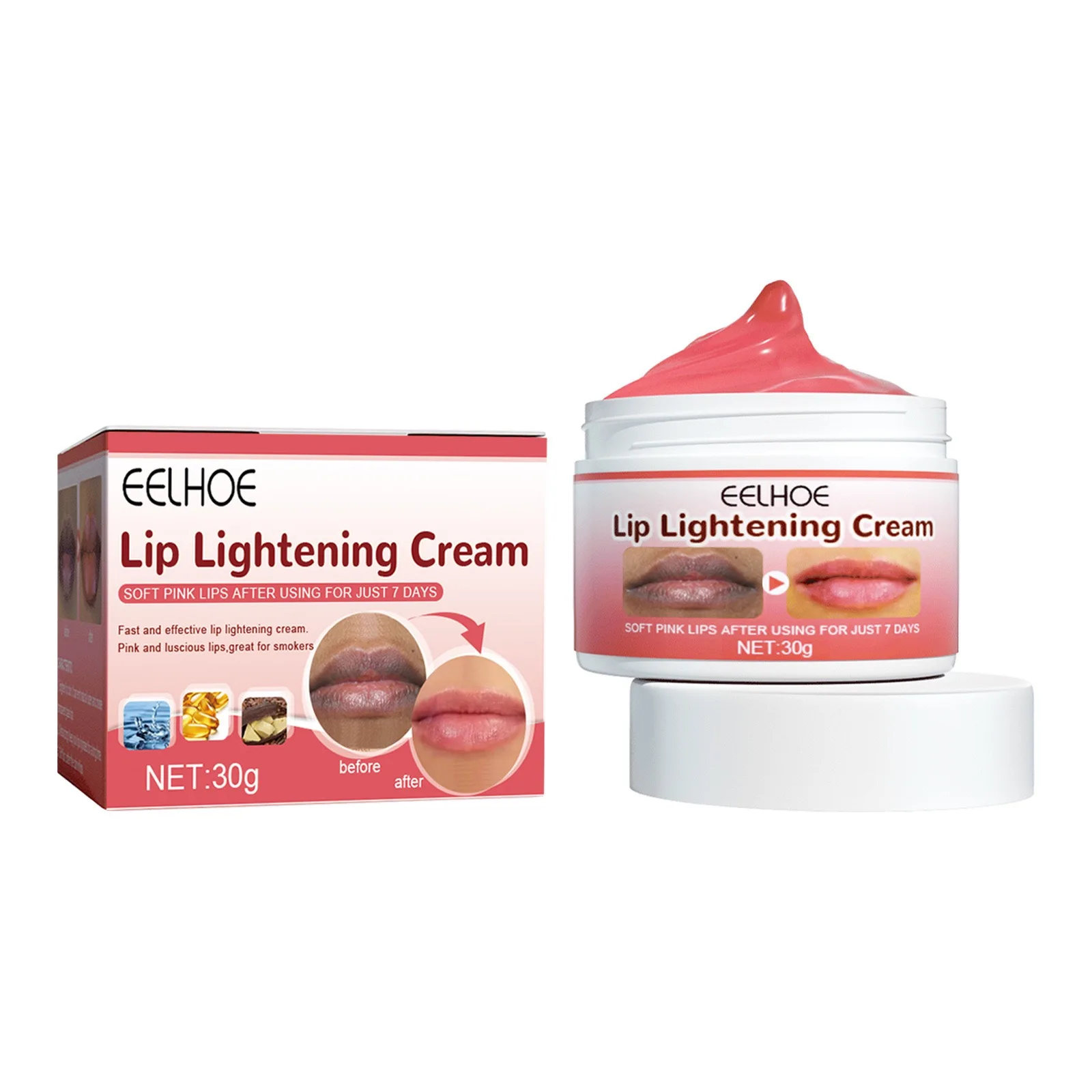 Eelhoe Lip Lightening Cream Moisturizing Balm Brightening Nourishing ...