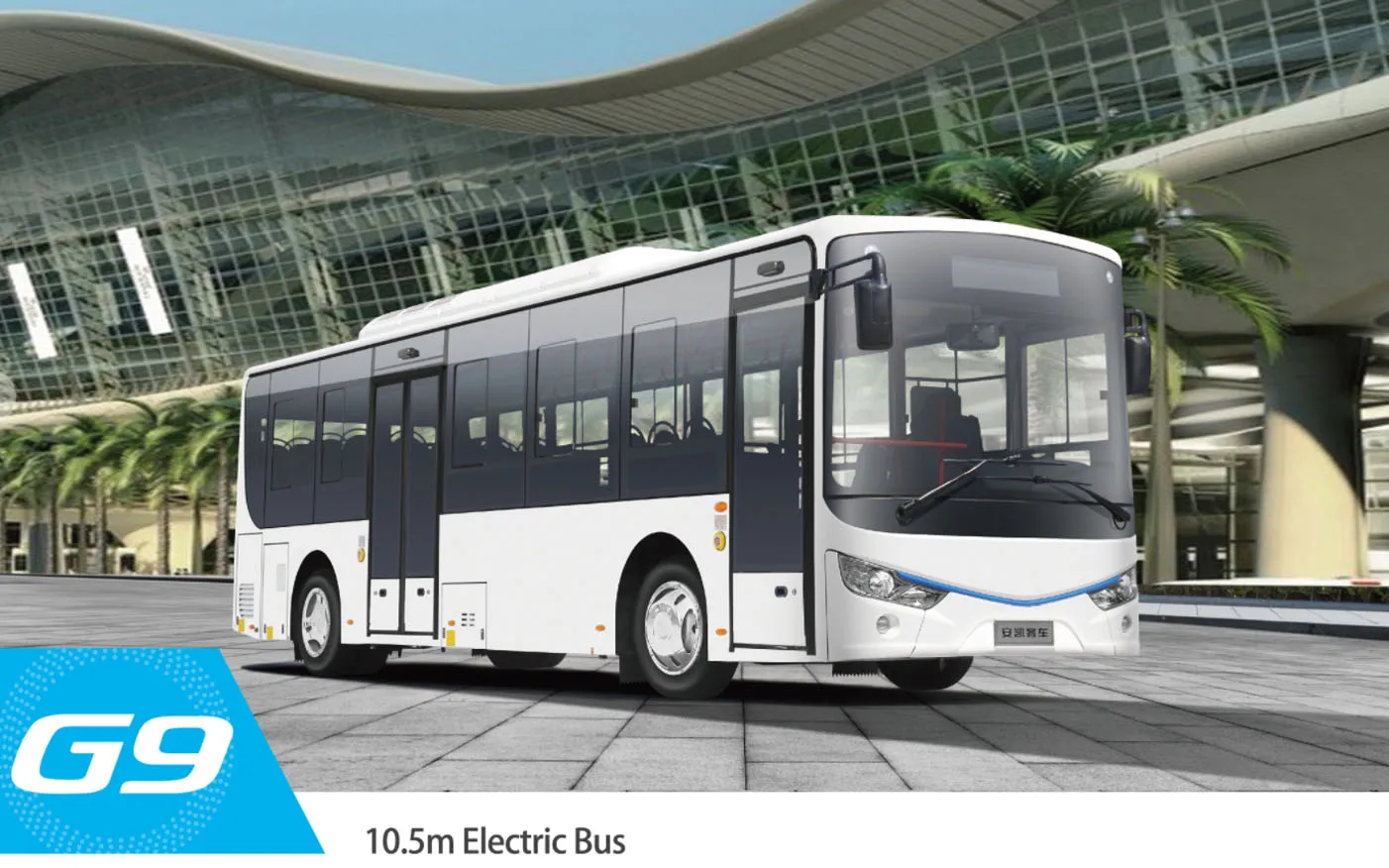 City Electric Mini Bus G9 - 15-30 Seats - Euro 3 Standard