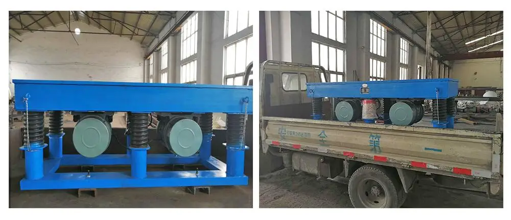 High Frequency Horizontal Vibrating Table For Precast Concrete Mould ...