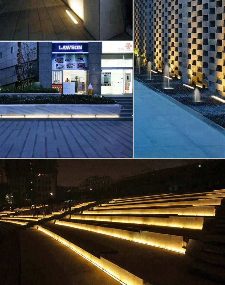 Stainless Steel Waterproof LED Facade Linear Light Underground Light ...