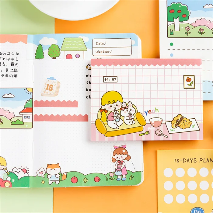 Japanese Stationery - Cute Designs Memo Pads & Sticky Notes