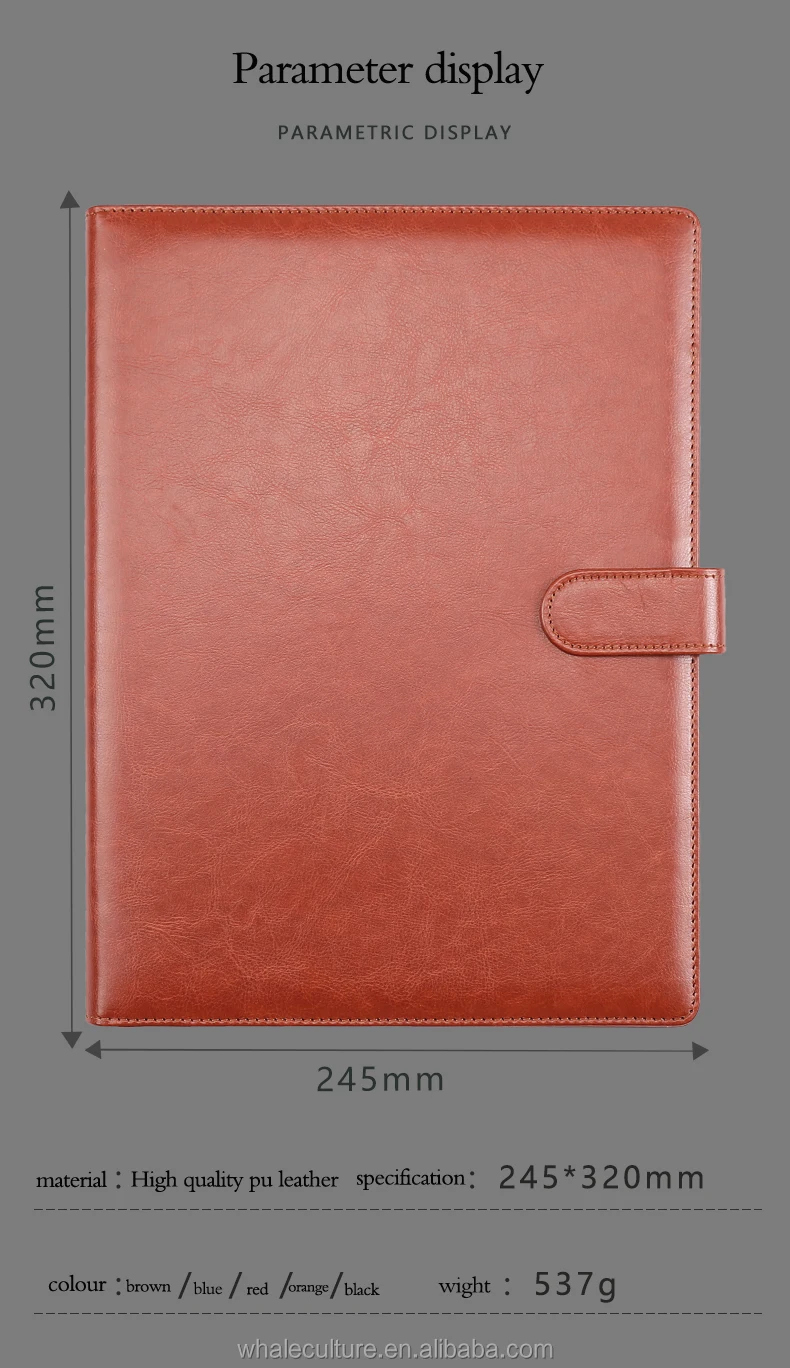 Wholesale Factory Price - Custom Embossed Conference Folders