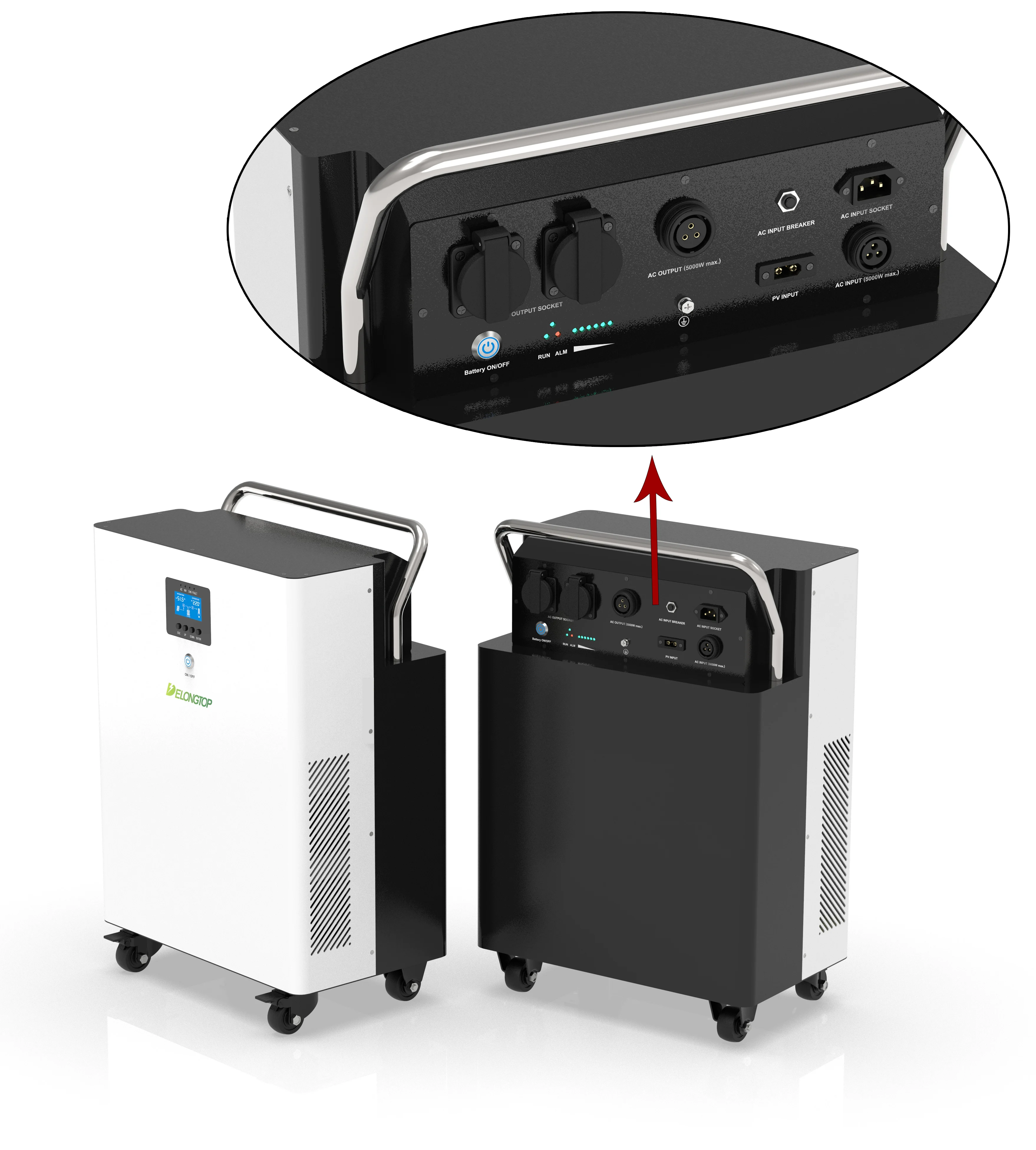 All-in-one 4.5kva Inverter with 10kwh Battery - Delongtop