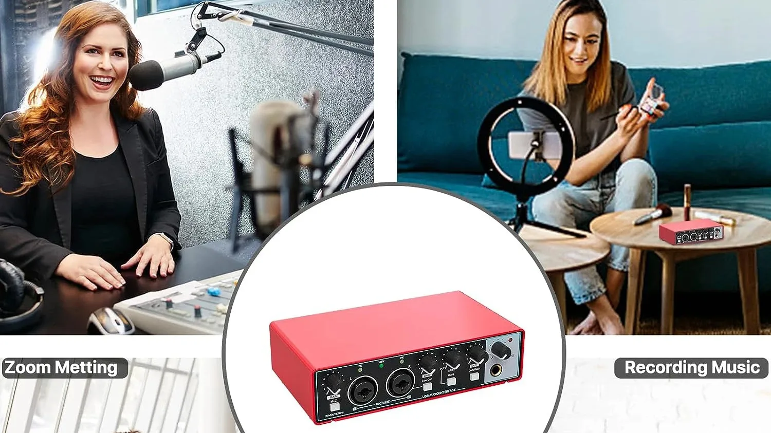 Manufacturer Custom Professional 2 Channel Usb Studio External Sound ...