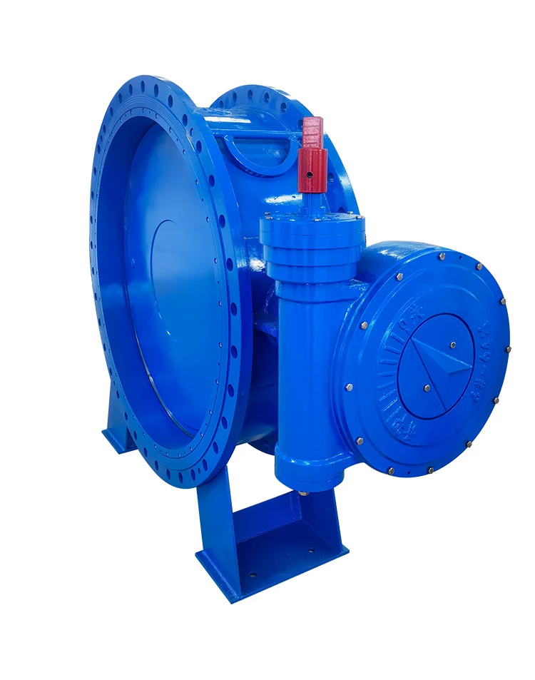 Customized Flange Double Eccentric Butterfly Valve D342x-16q Large-diameter Bi-directional Soft ...