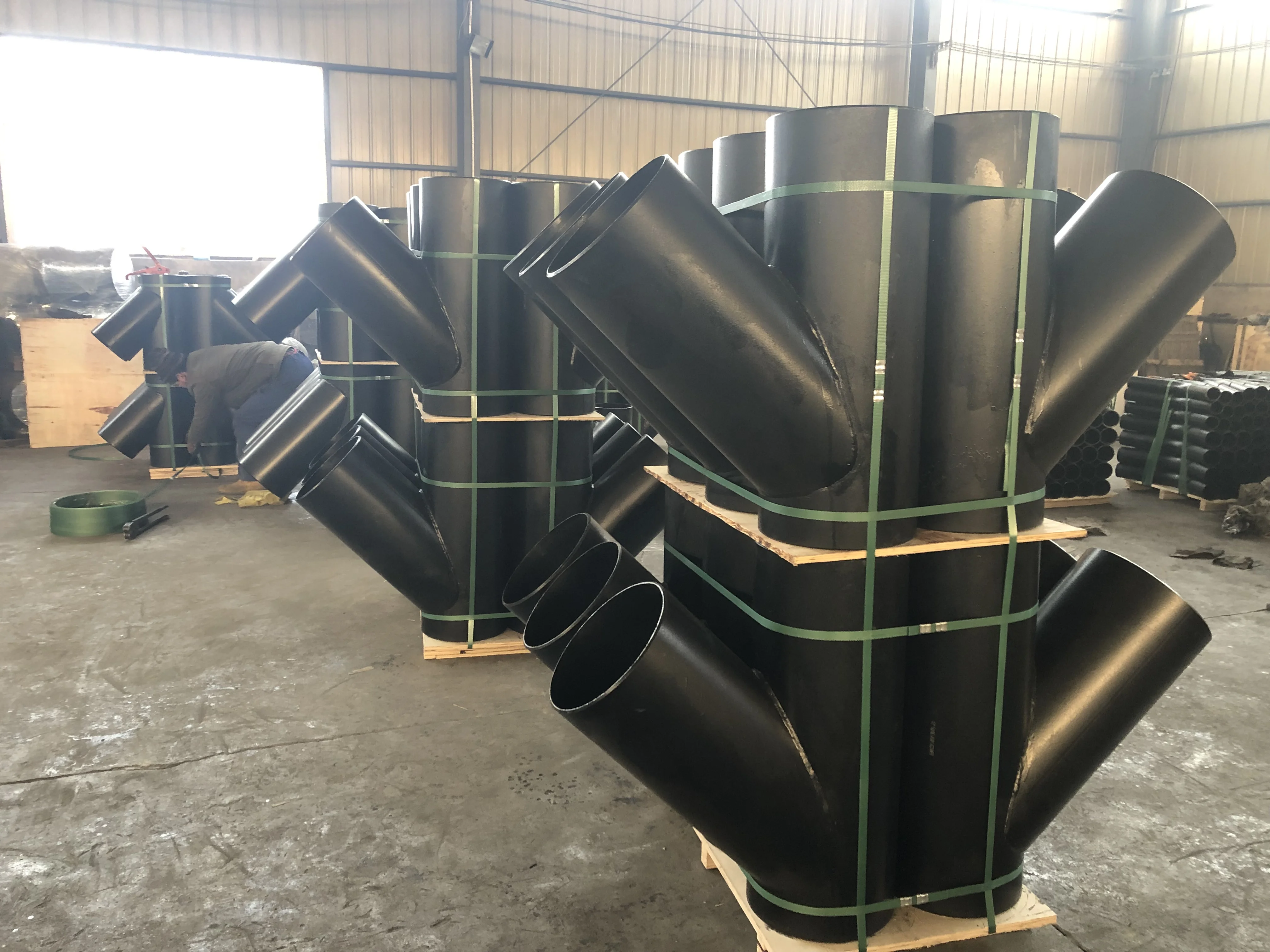 Carbon Steel Y Type Lateral Tee Butt Weld Pipe Fittings Pipe Tee - Buy ...