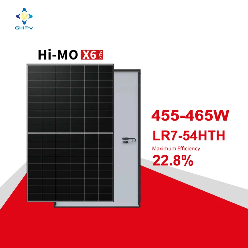 Longi Himo X6 Max Explorer LR7-54HTH Panouri Solare Longi Solar Panel 455W 460 Watt 465W Black ...