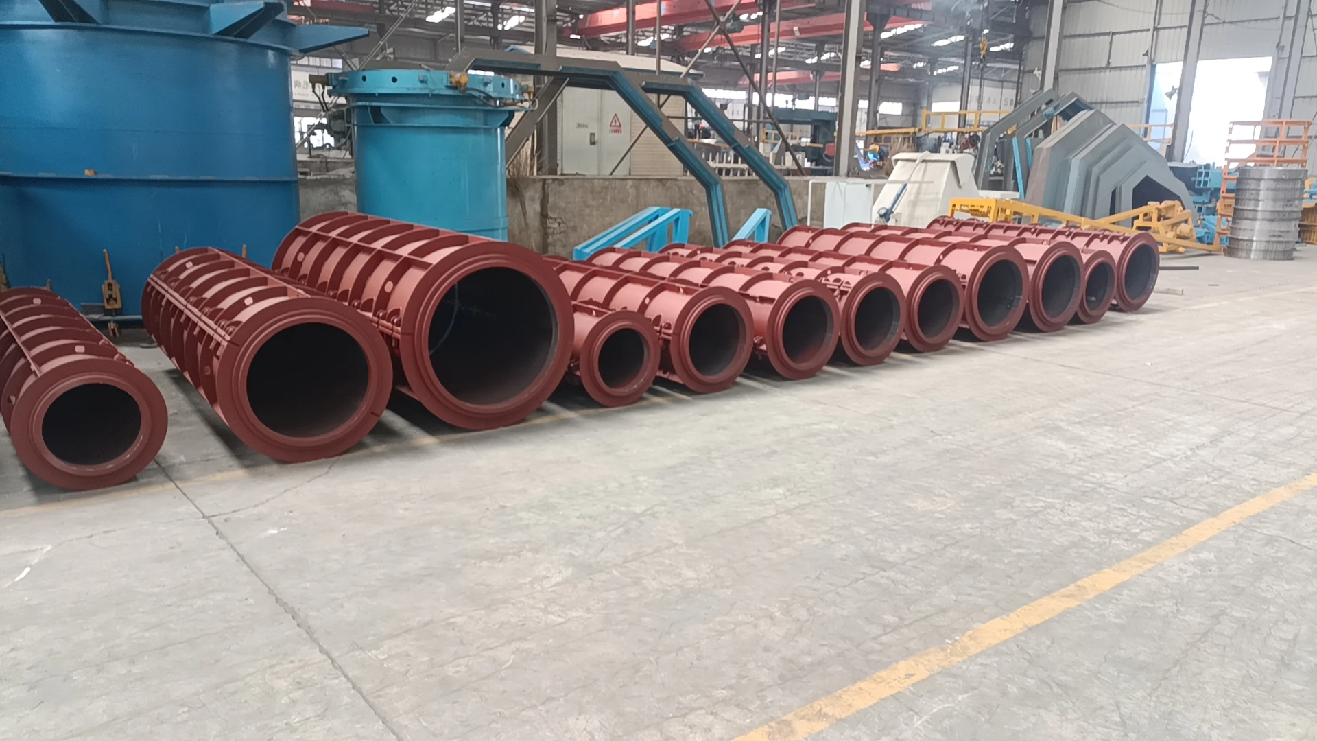 RCC Precast Roller Suspension Cement Concrete Pipe Machine