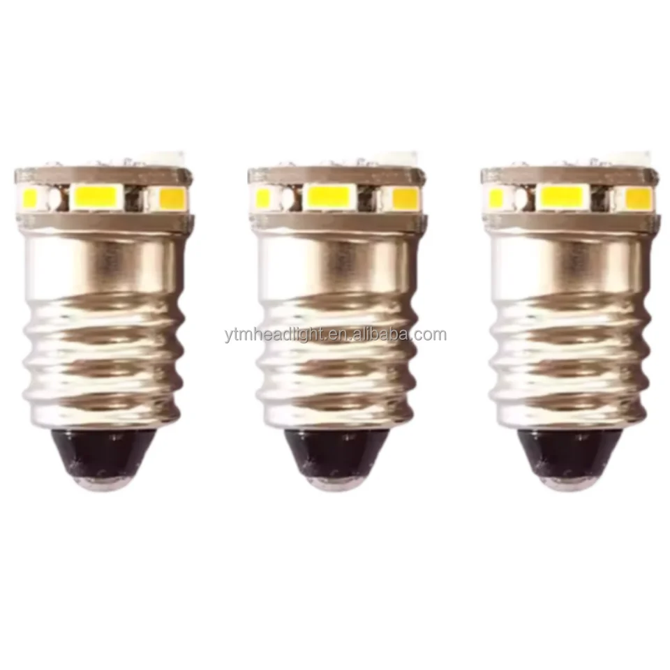 E10 Screw Base Led Lights for Vintage Motorcycle 12pcs 18pcs 2835SMD 6 ...